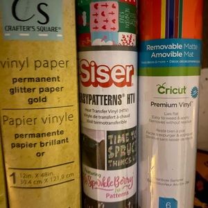 Cricut | Design | Cricut Variety Htv Permanent Removable Bundle | Poshmark